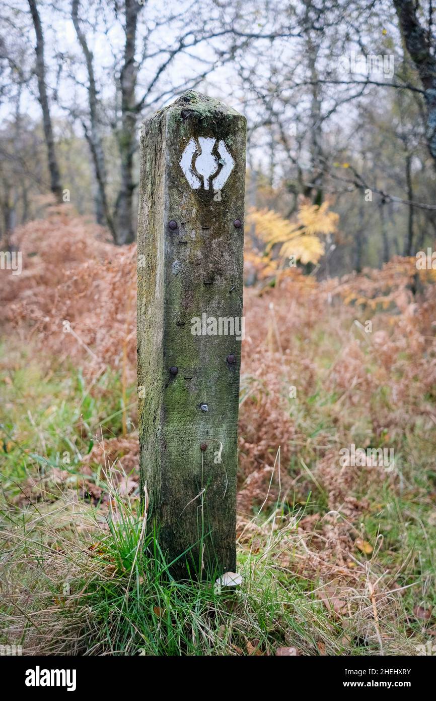 West Highland Way, finger post directional footpath sign way mark ...