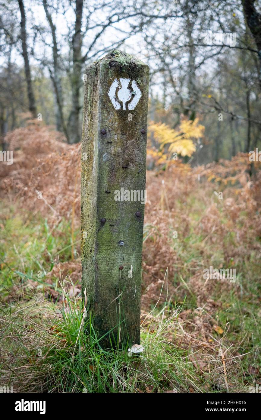 West Highland Way, finger post directional footpath sign way mark ...
