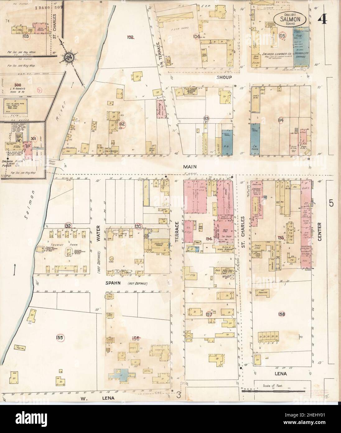Lemhi county map hi-res stock photography and images - Alamy