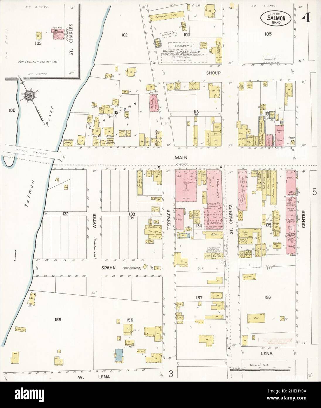 Lemhi county map hi-res stock photography and images - Alamy