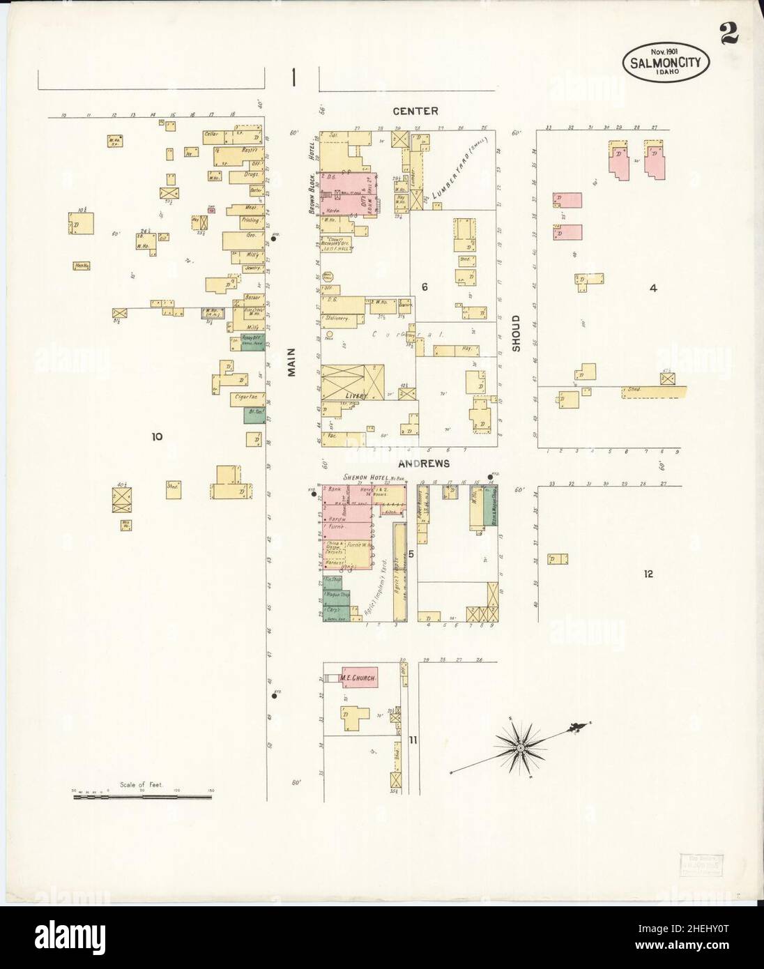Lemhi county map hi-res stock photography and images - Alamy