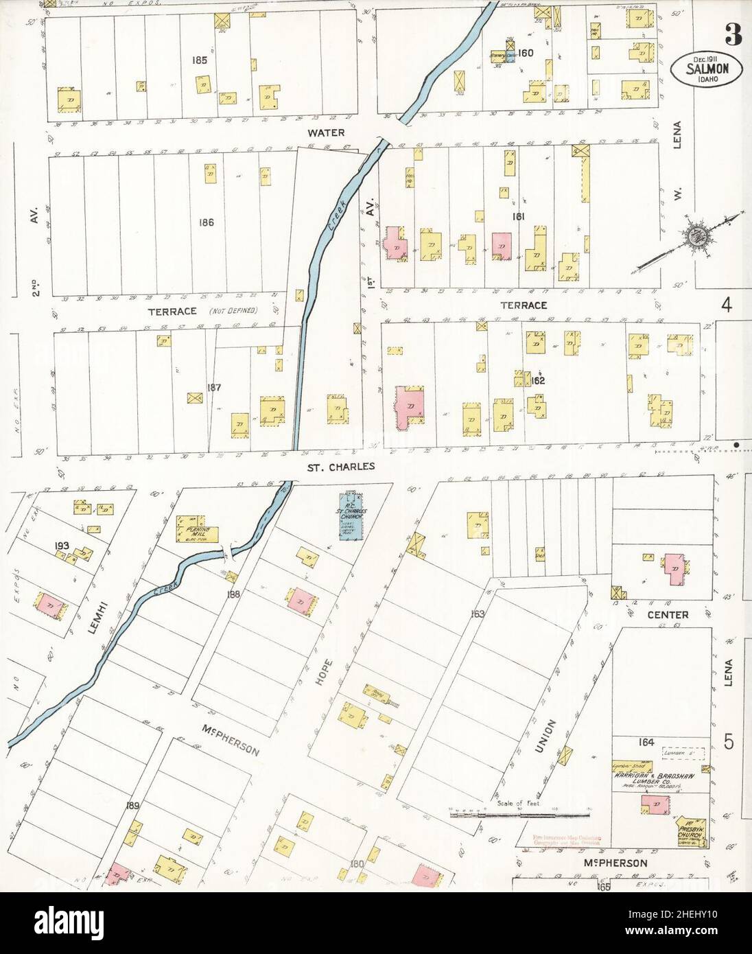 Lemhi county map hi-res stock photography and images - Alamy