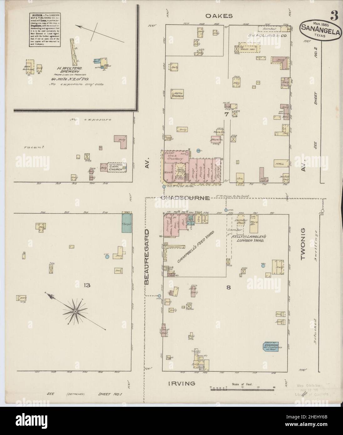 Map of san angelo texas hi-res stock photography and images - Alamy