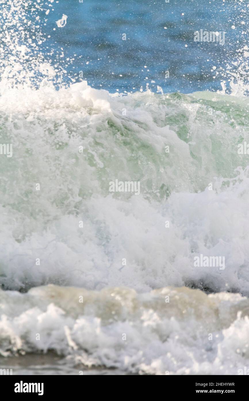 Full frame of waves splashing Stock Photo - Alamy