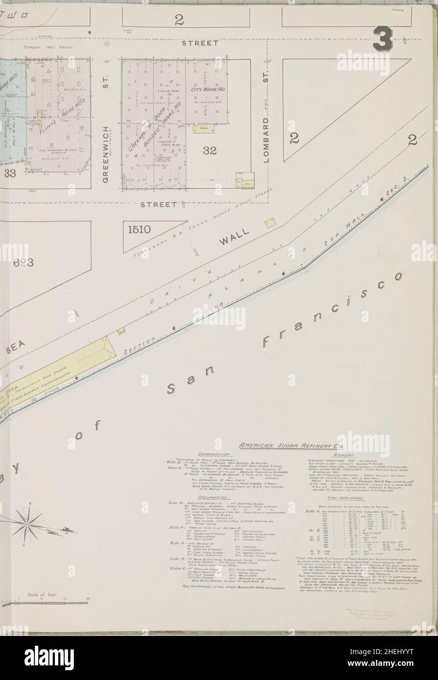 Sanborn Fire Insurance Map from San Francisco, San Francisco County ...