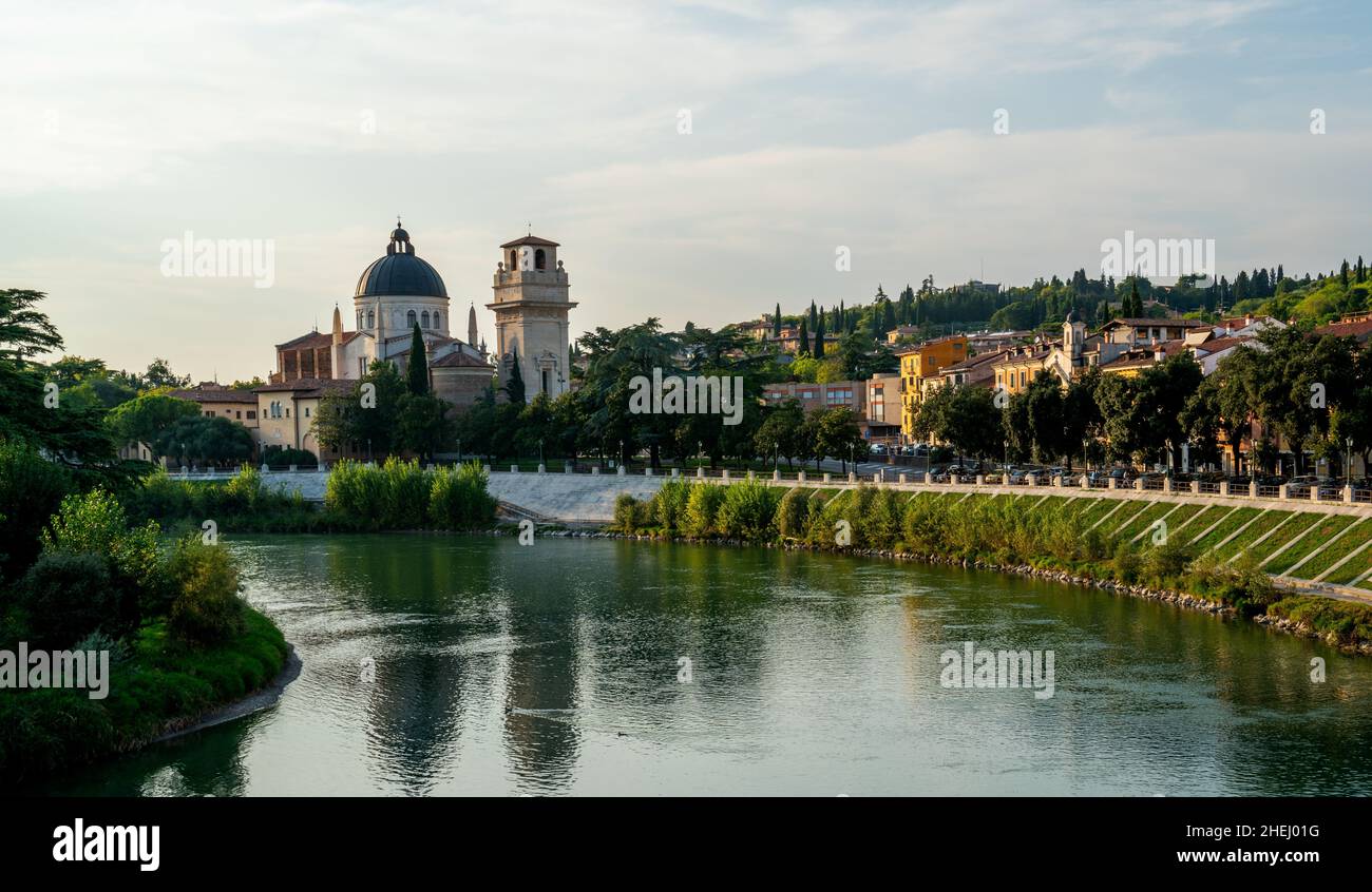 Panorama adige river in verona hi-res stock photography and images - Alamy
