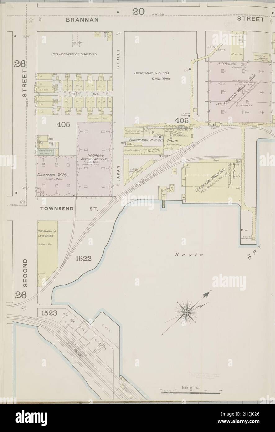 Sanborn Fire Insurance Map from San Francisco, San Francisco County ...