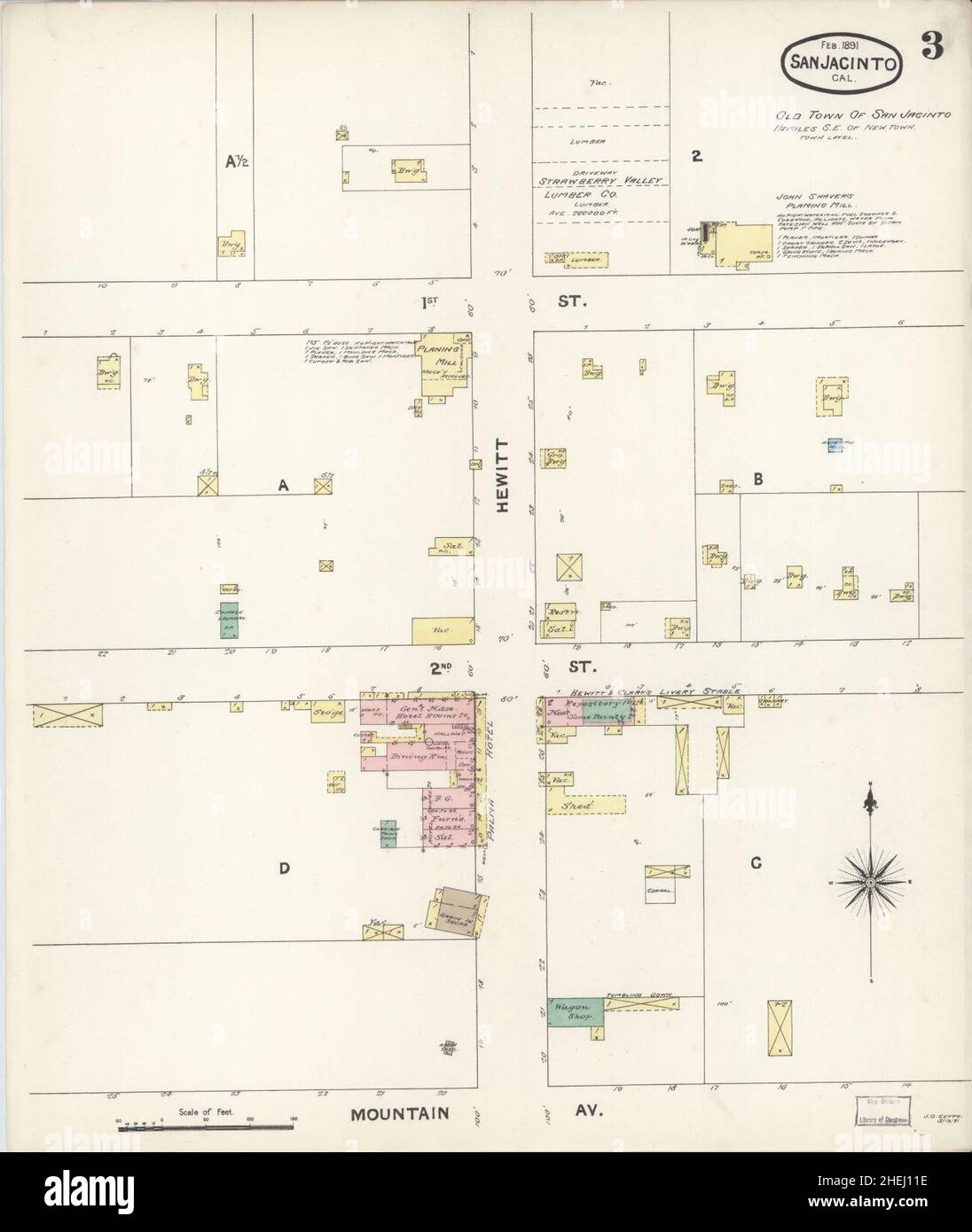 Riverside california county map hi-res stock photography and images - Alamy