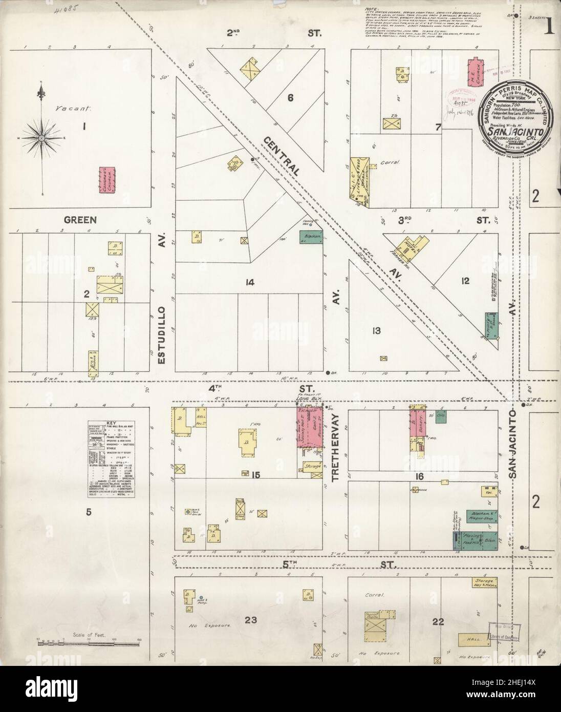 Riverside california county map hi-res stock photography and images - Alamy