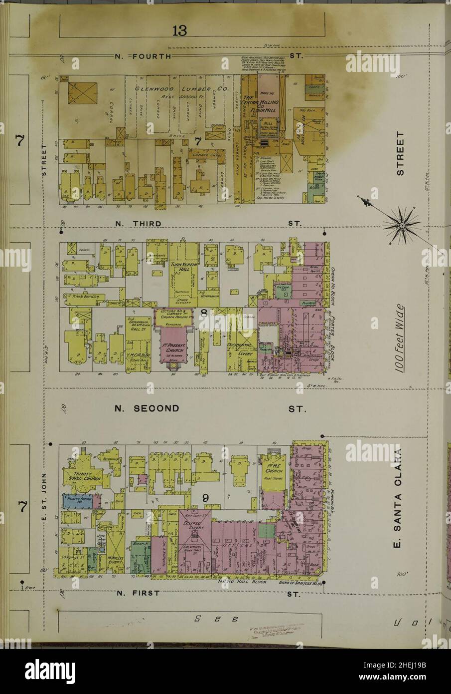 Santa clara county map hi-res stock photography and images - Alamy