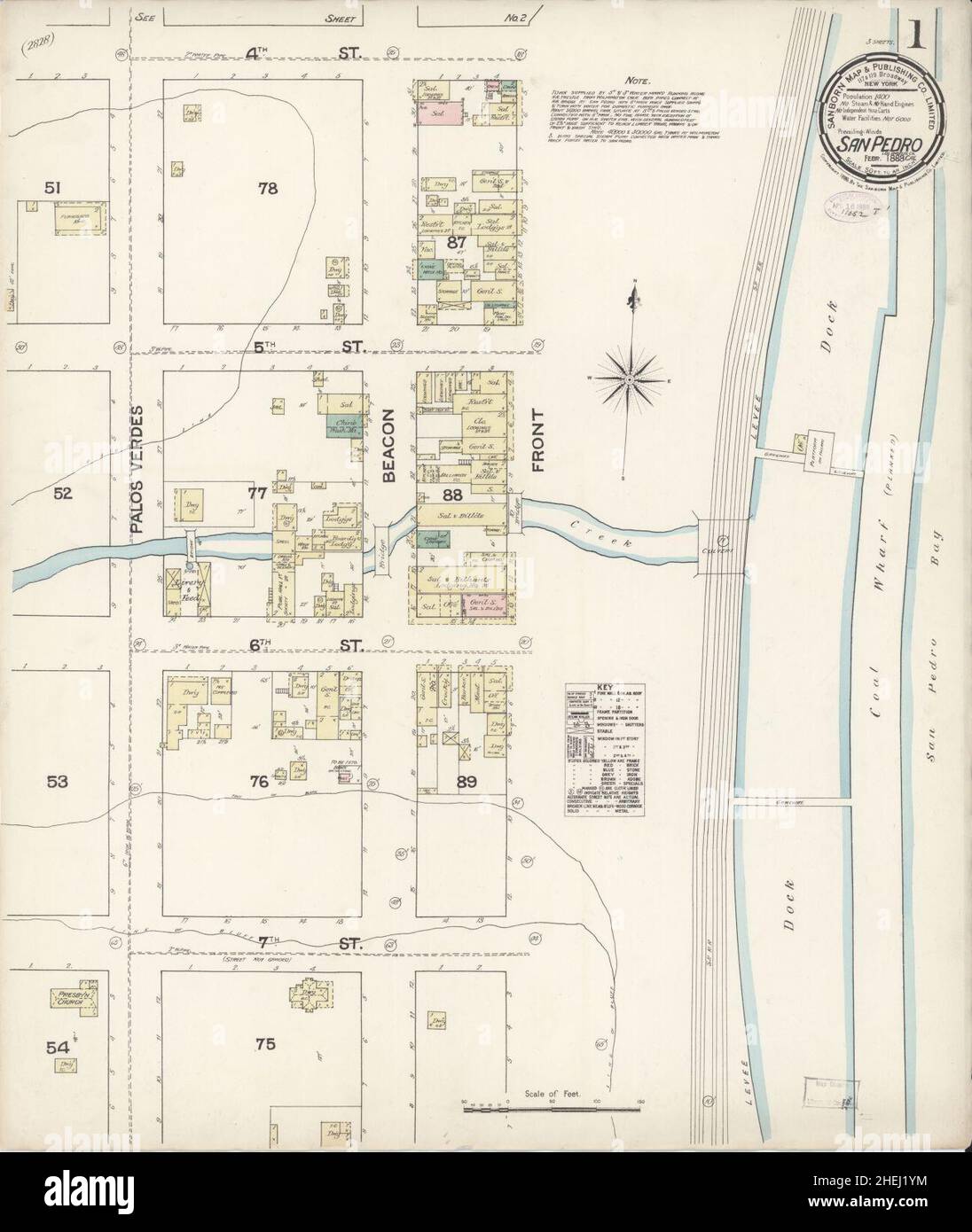 Map of san pedro hi-res stock photography and images - Alamy