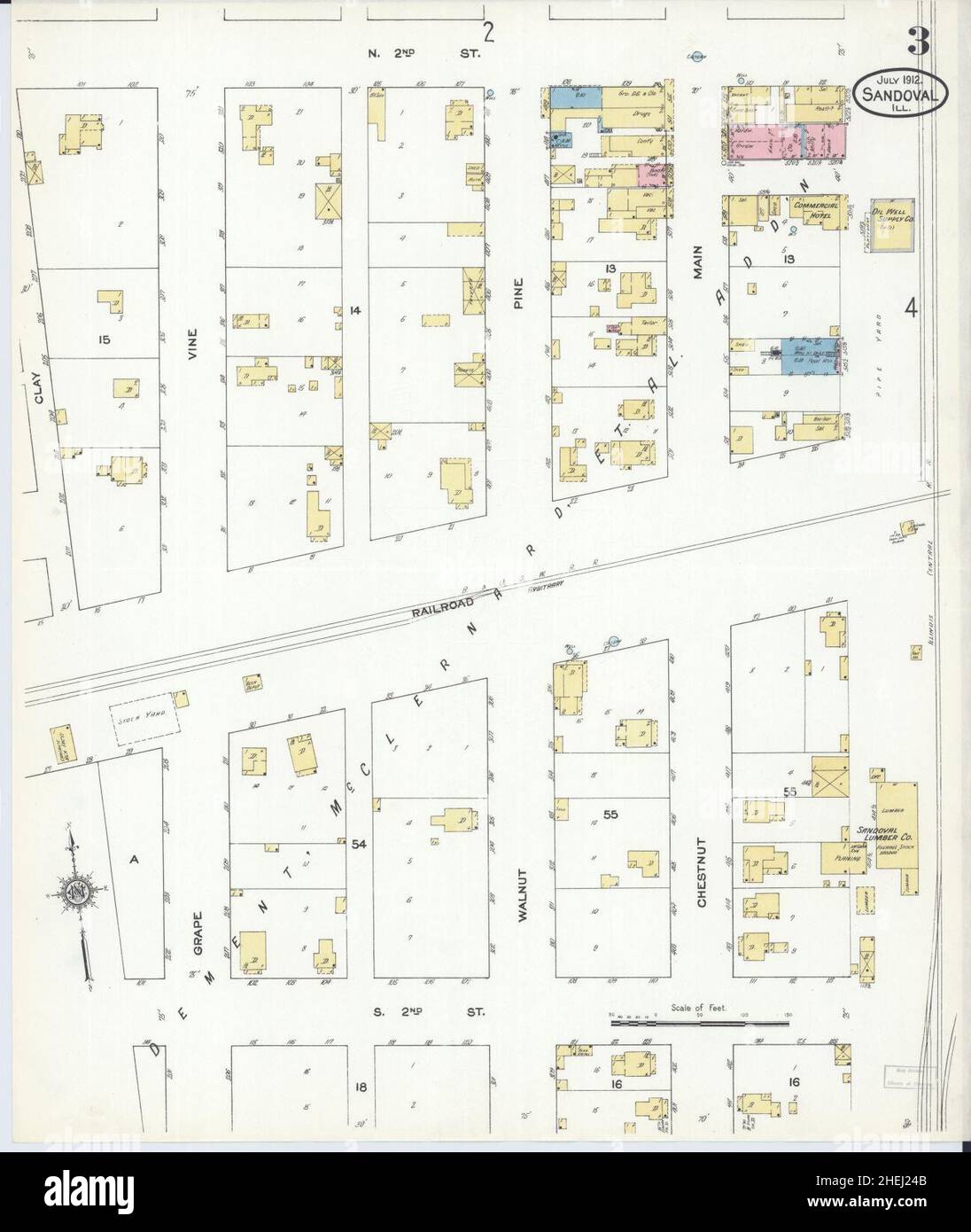 Sandoval county map hi-res stock photography and images - Alamy