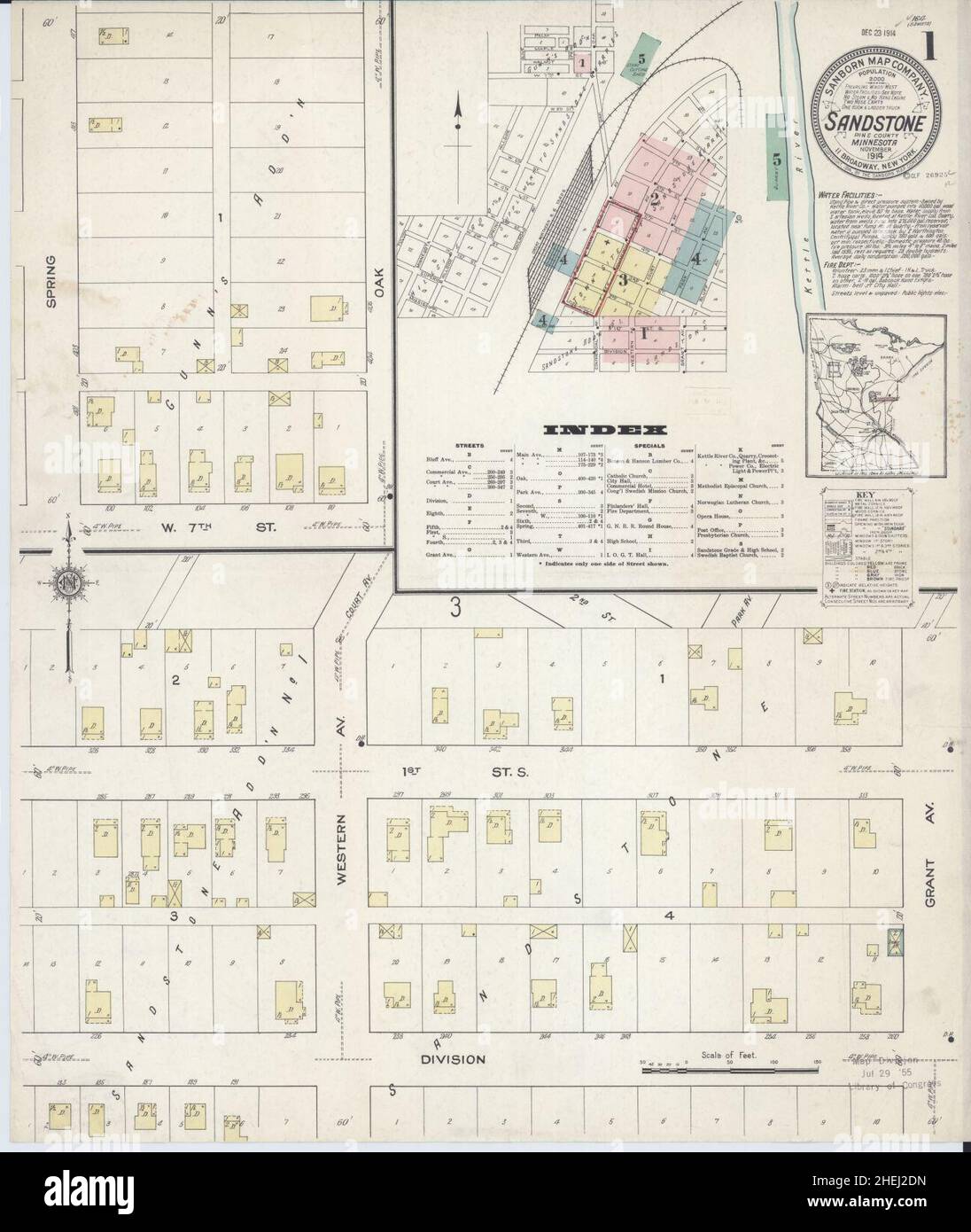 Sandstone minnesota map hi-res stock photography and images - Alamy