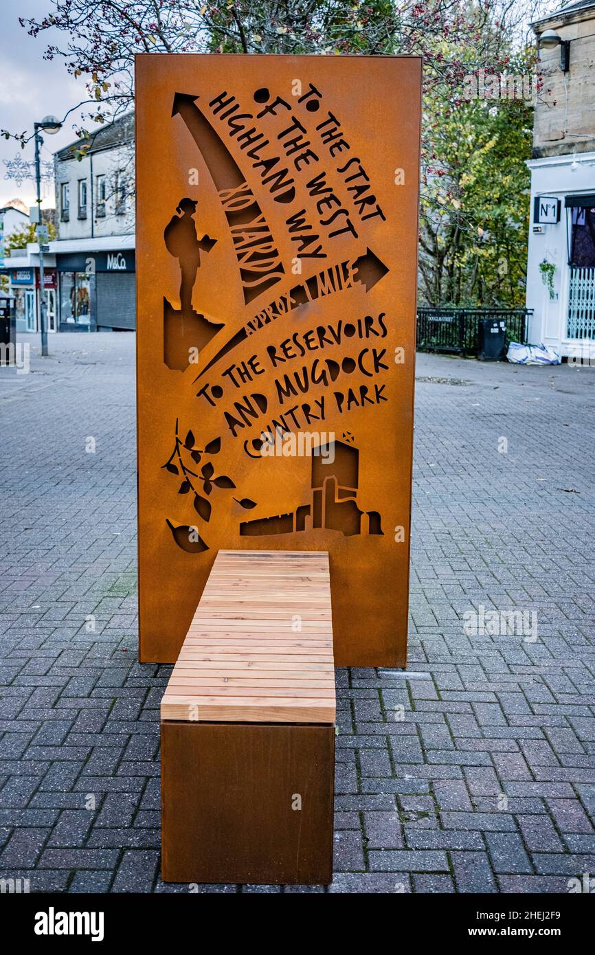 West highland way sign fort william hi-res stock photography and images ...