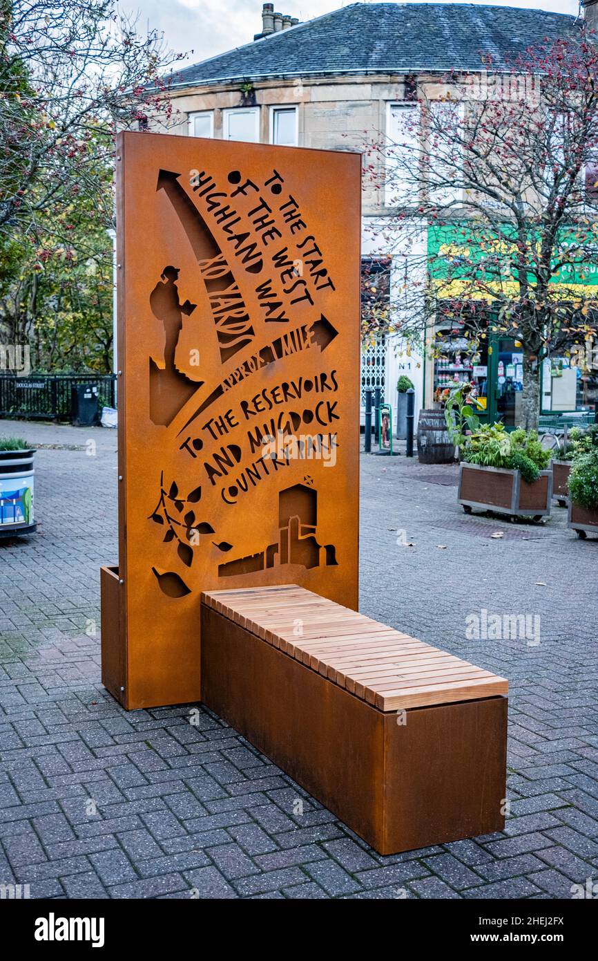 West highland way sign fort william hi-res stock photography and images ...