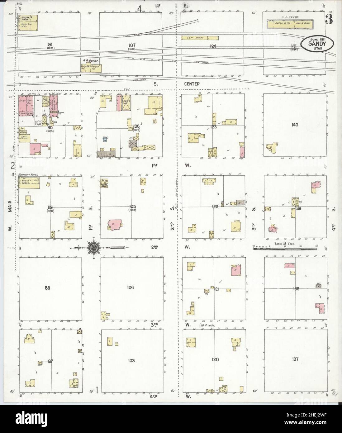 Sandy utah map hi-res stock photography and images - Alamy