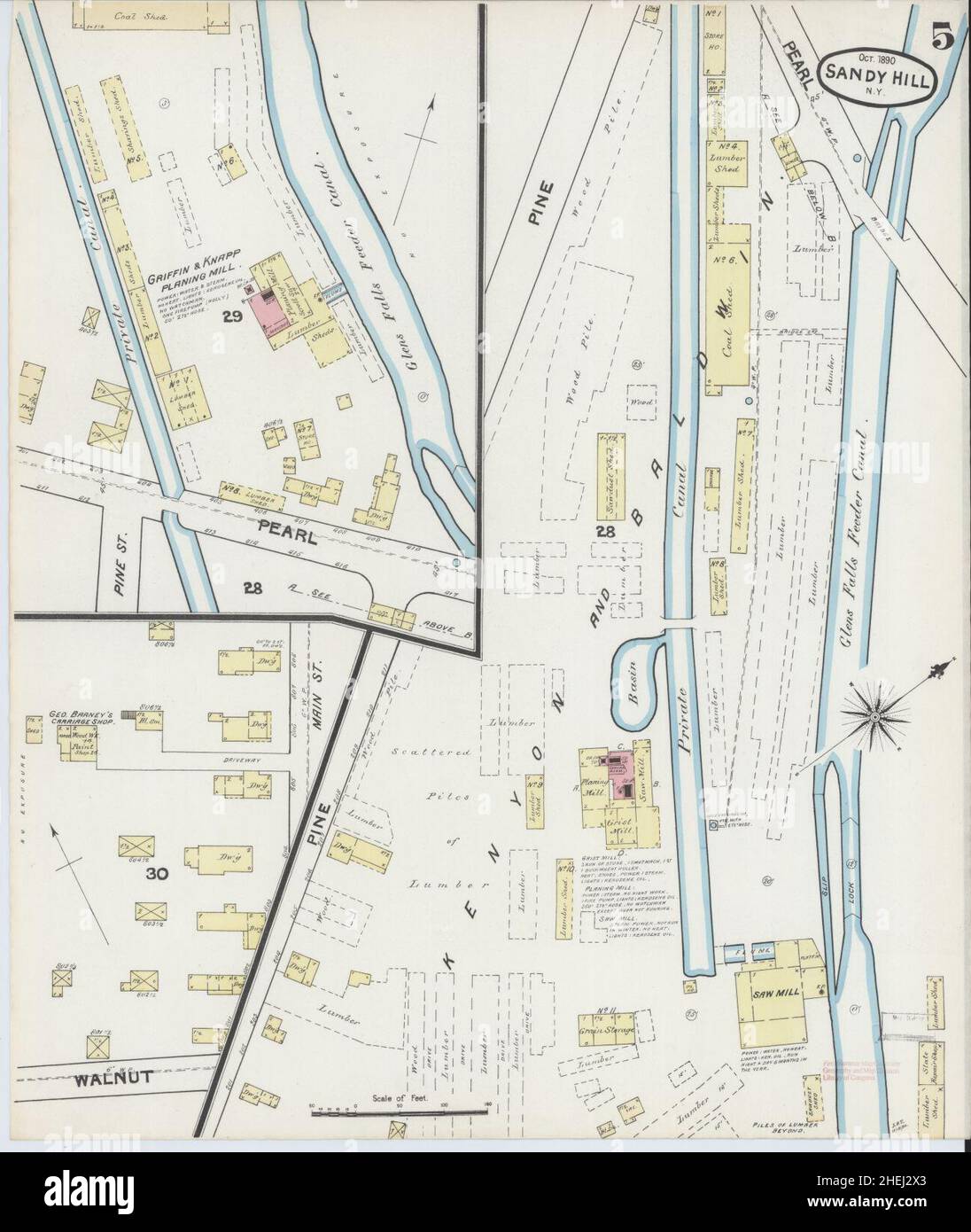 Sanborn Fire Insurance Map from Sandy Hill, Washington County, New York ...
