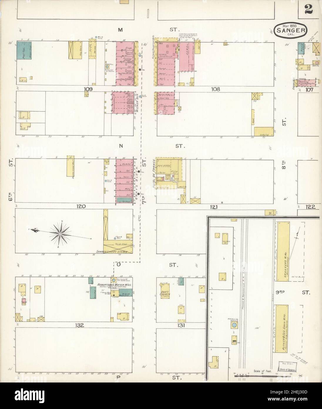 Map of sanger hi-res stock photography and images - Alamy
