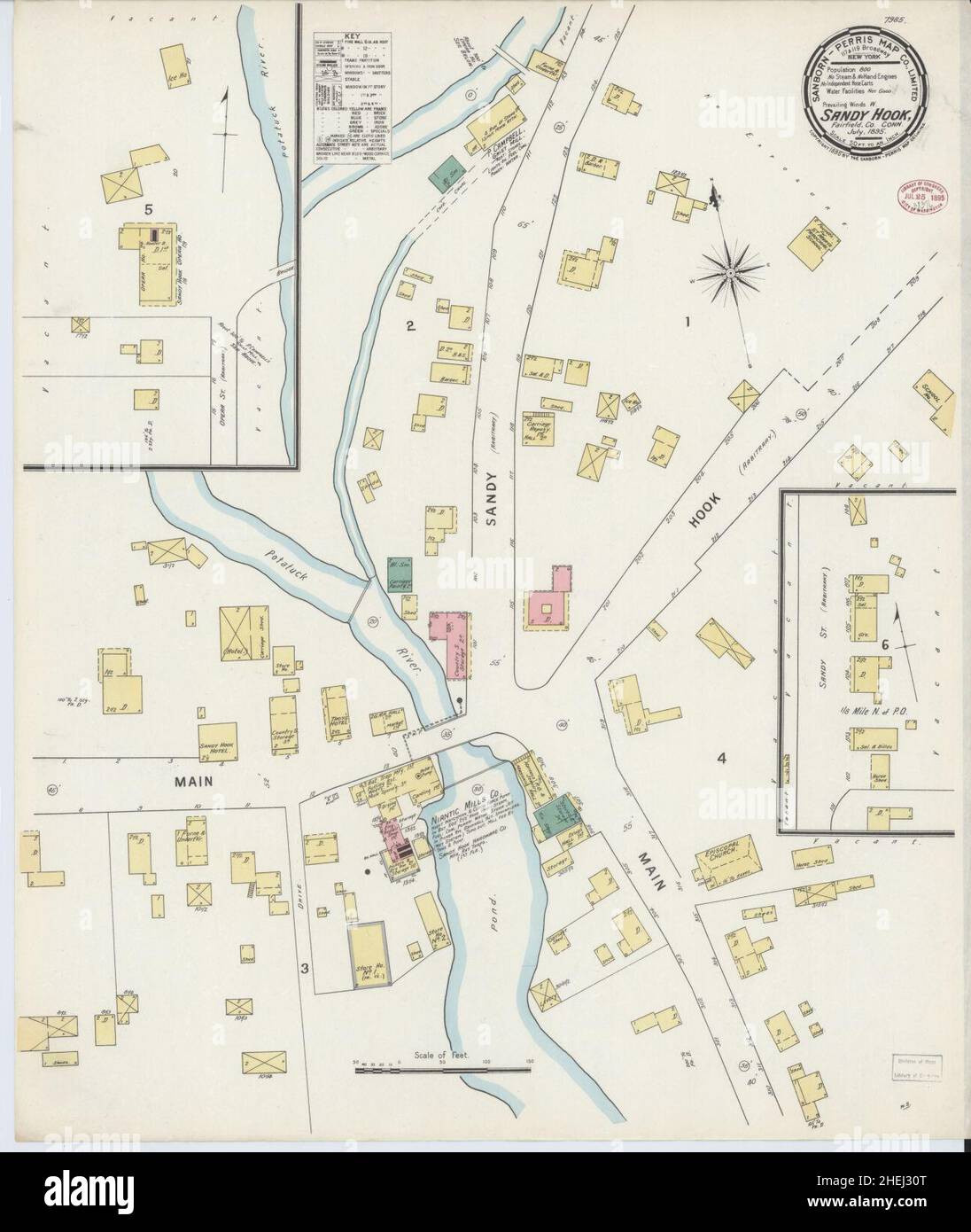 Map of sandy hook hi-res stock photography and images - Alamy