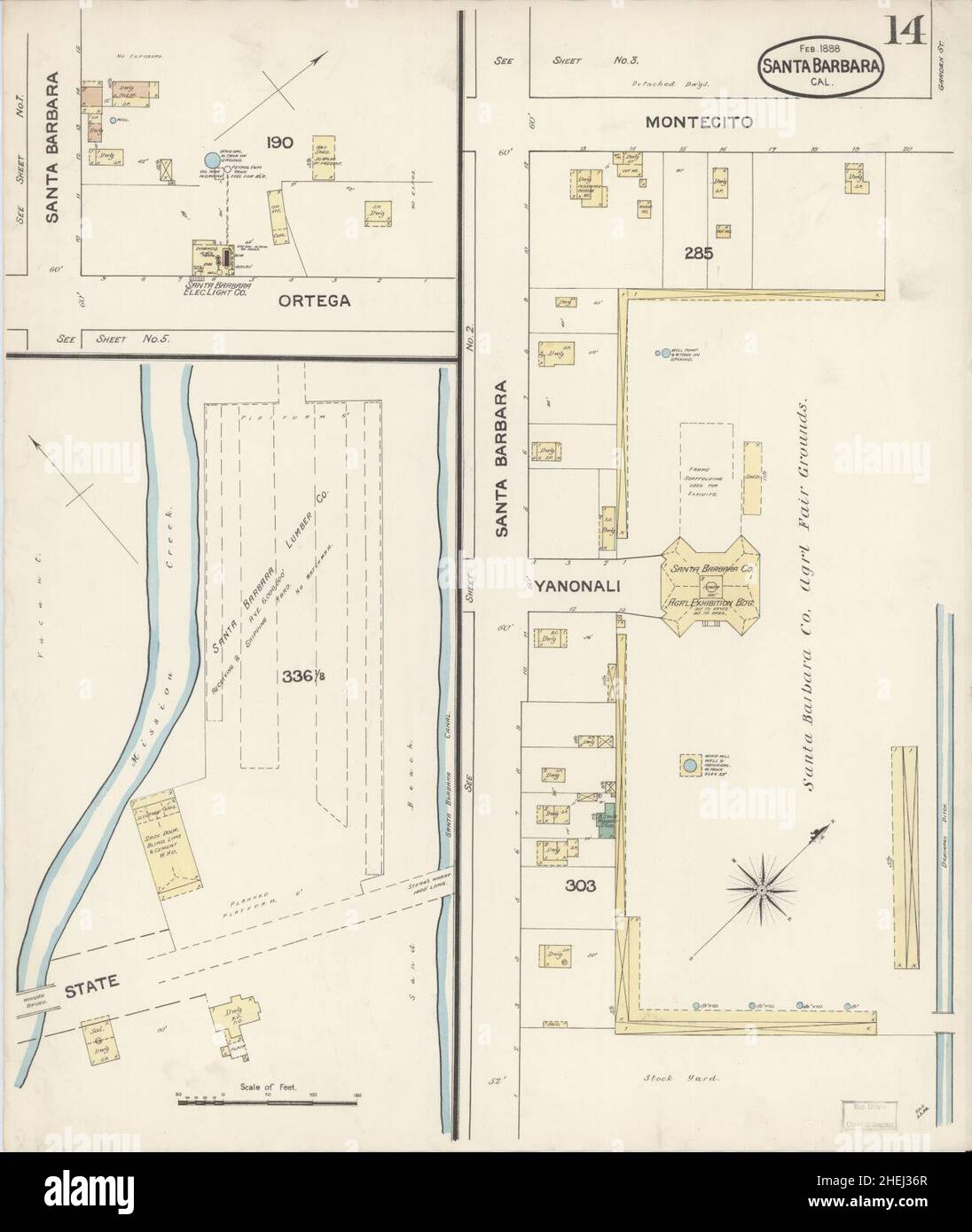 Sanborn Fire Insurance Map from Santa Barbara, Santa Barbara County ...