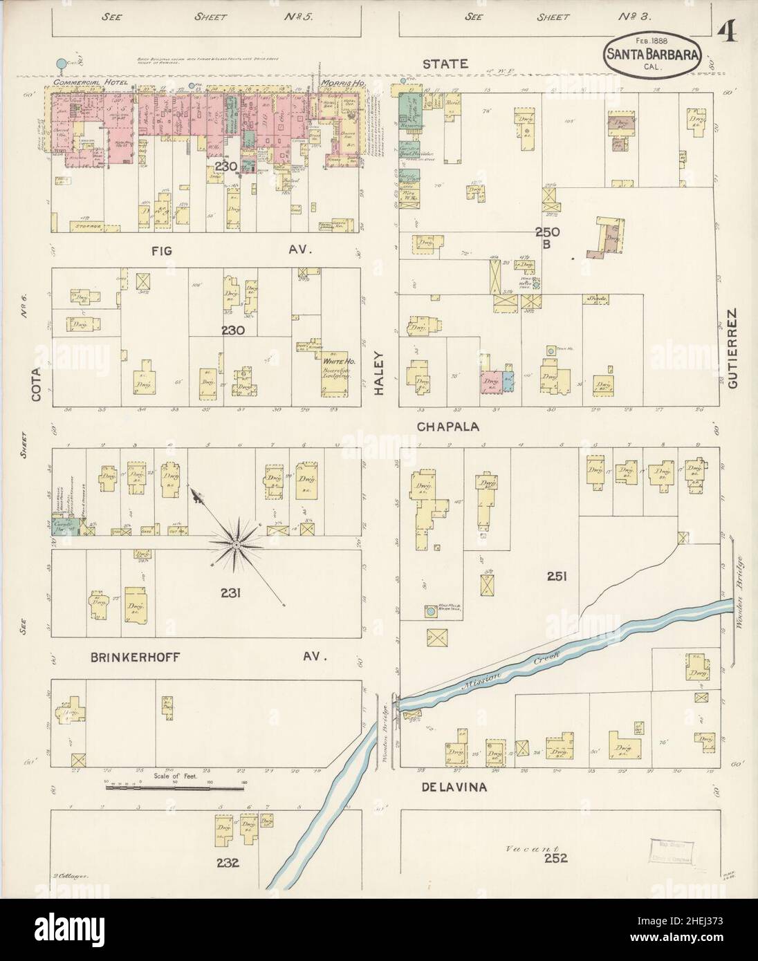 Sanborn Fire Insurance Map from Santa Barbara, Santa Barbara County ...