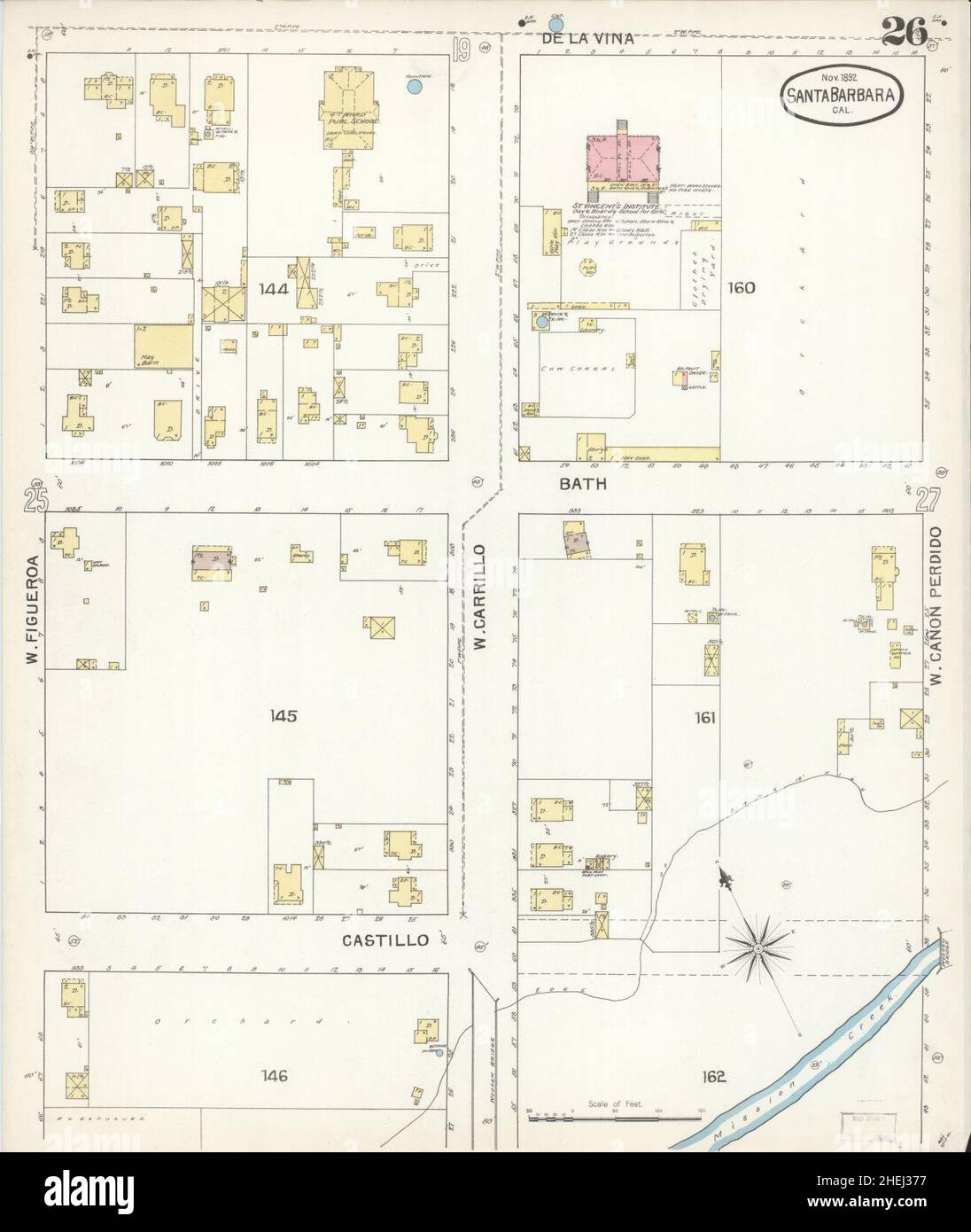 Sanborn Fire Insurance Map from Santa Barbara, Santa Barbara County ...