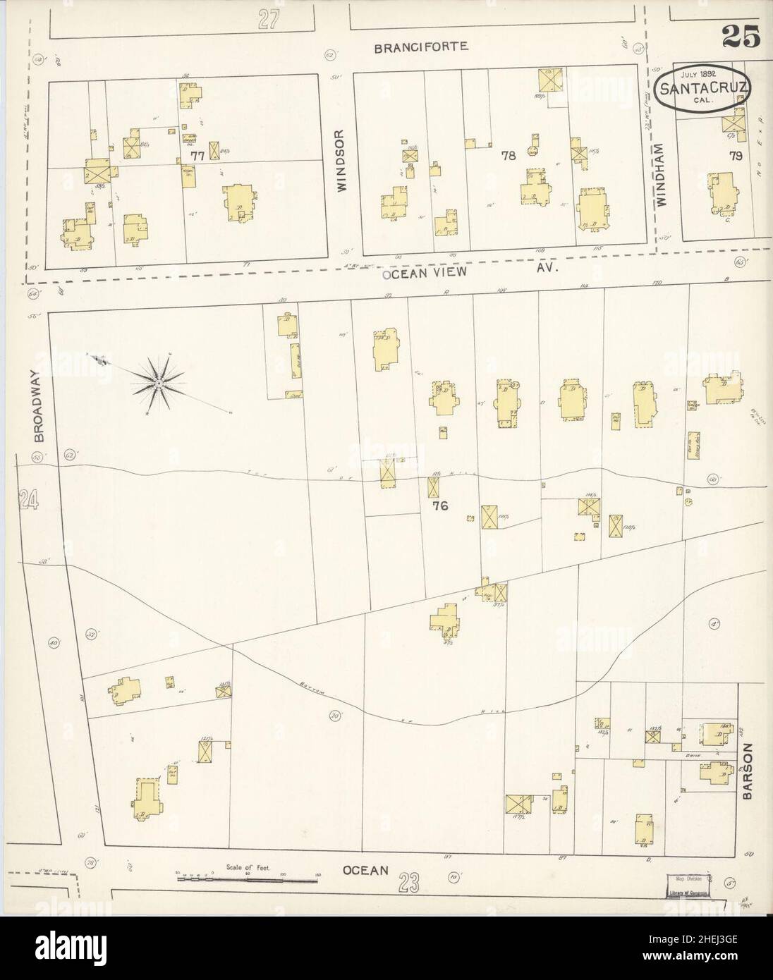 Sanborn Fire Insurance Map from Santa Cruz, Santa Cruz County ...