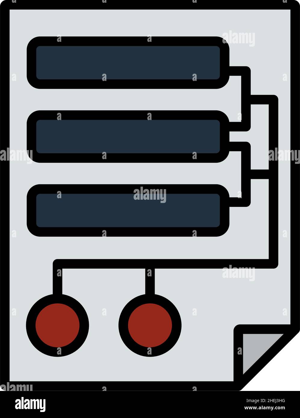 Code Map Icon. Bold outline design with editable stroke width. Vector ...