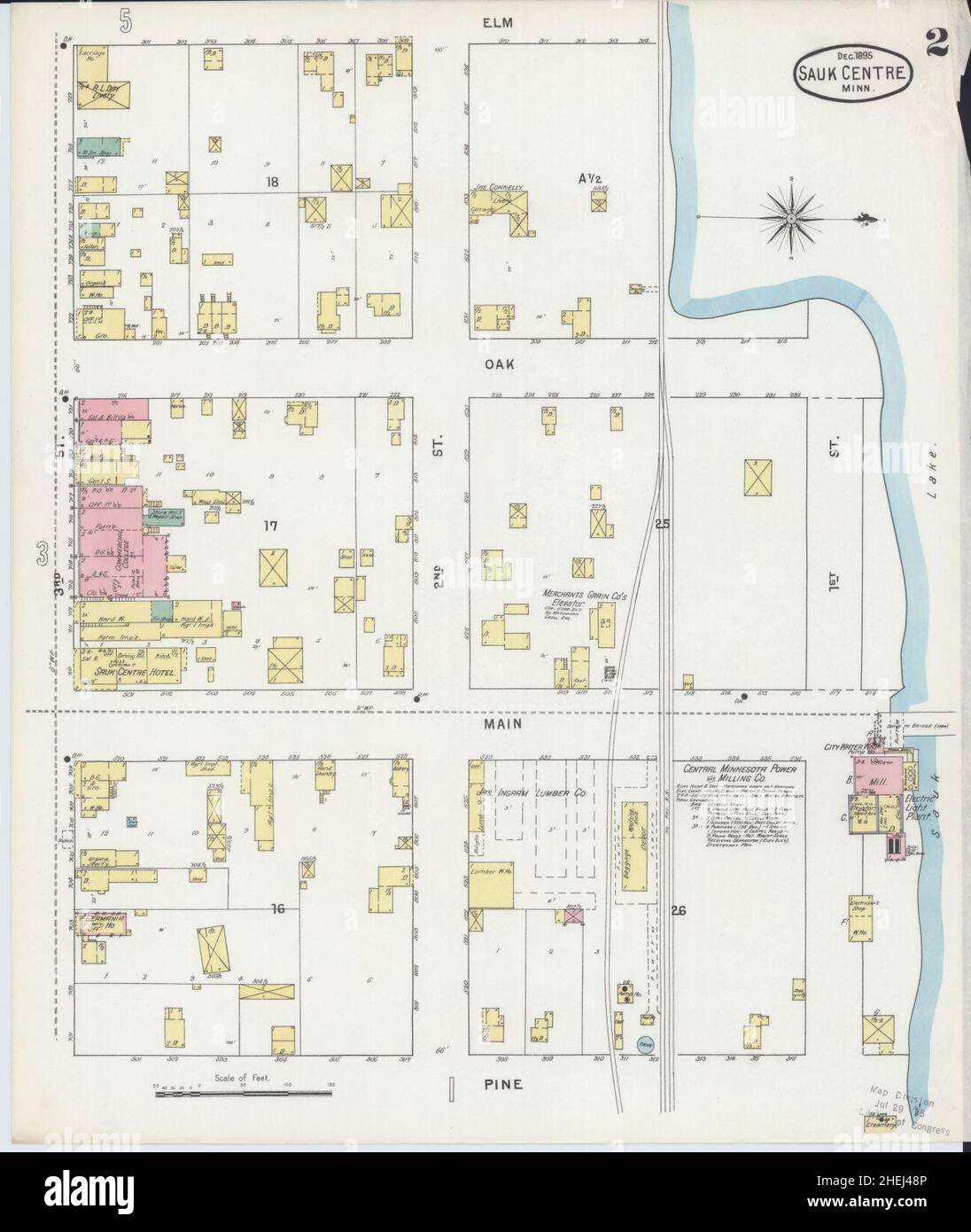 Map of sauk centre minnesota hi-res stock photography and images - Alamy
