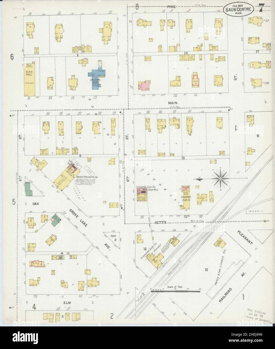 Map of sauk centre minnesota hi-res stock photography and images - Alamy