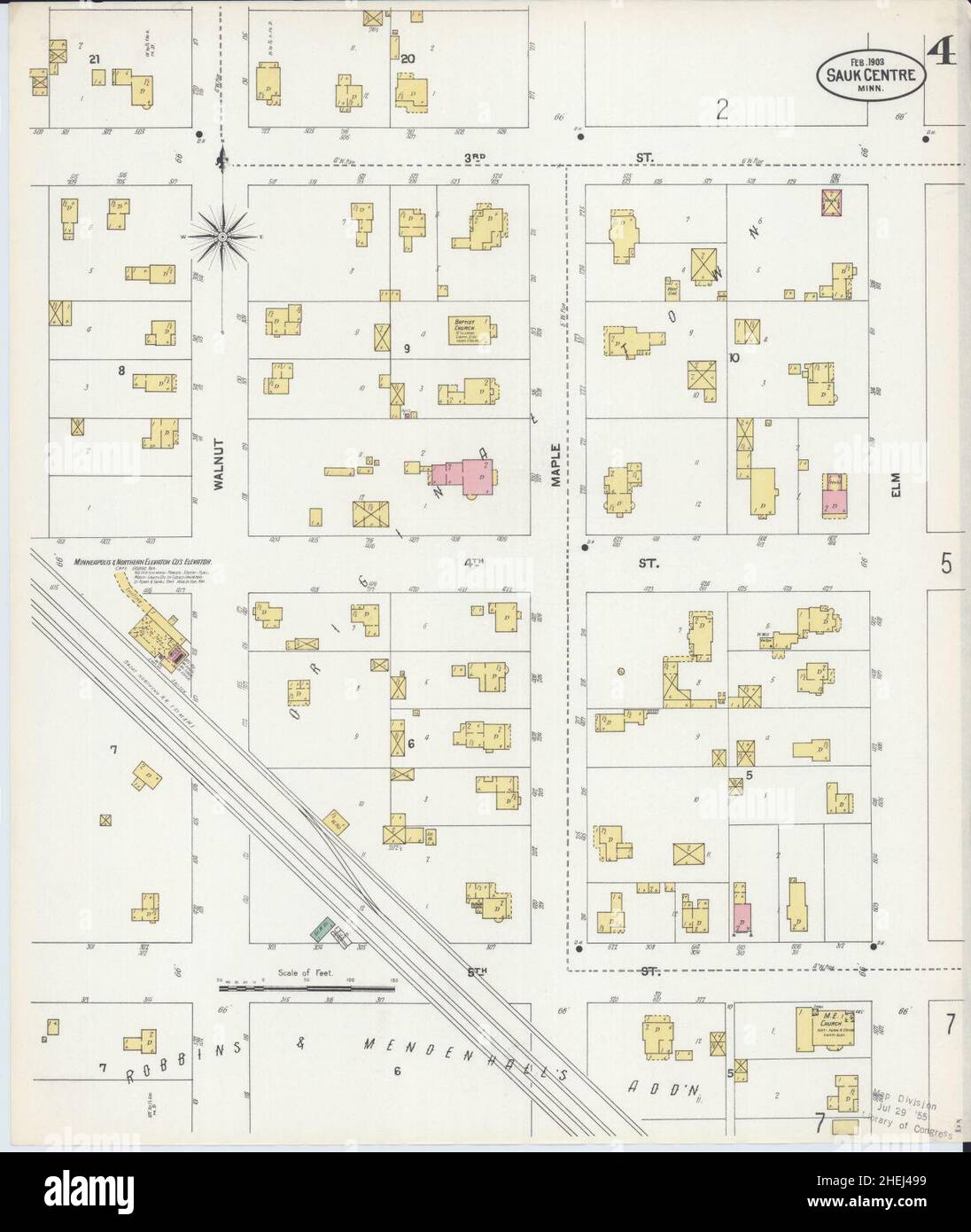 Stearns county map hi-res stock photography and images - Alamy