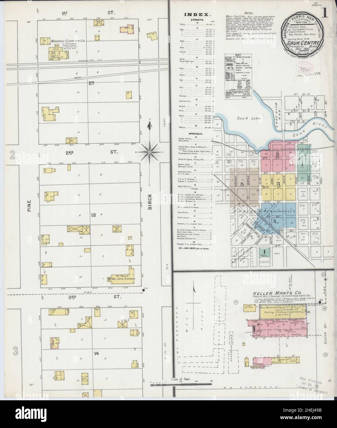 Map of sauk centre hi-res stock photography and images - Alamy
