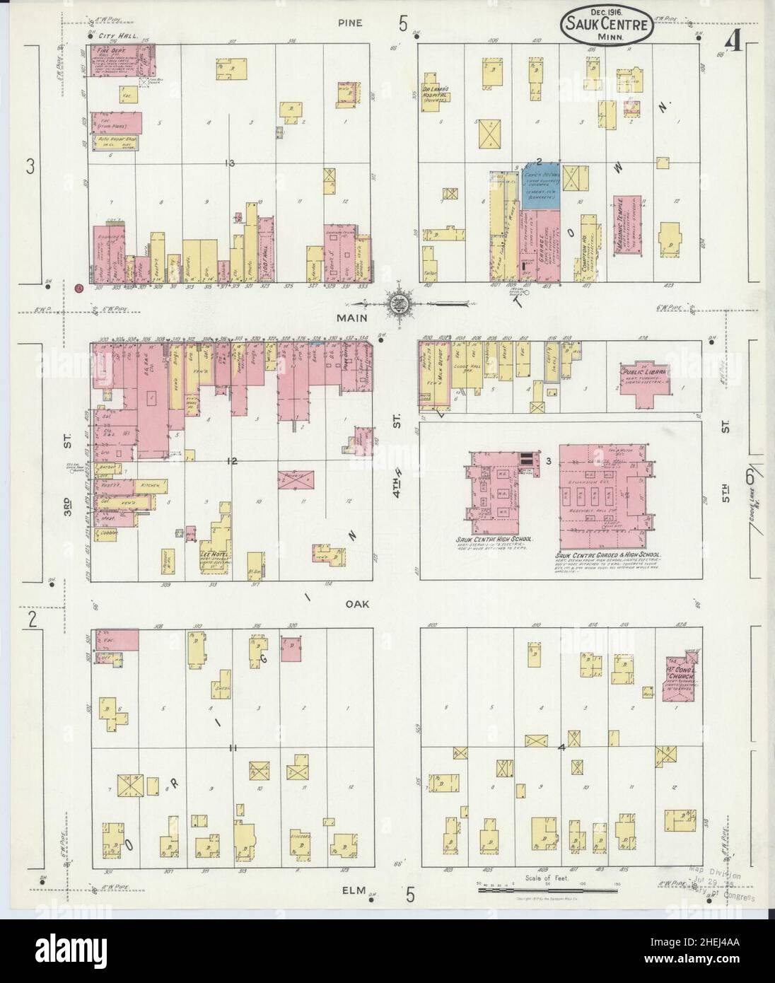 Sauk centre map hi-res stock photography and images - Alamy