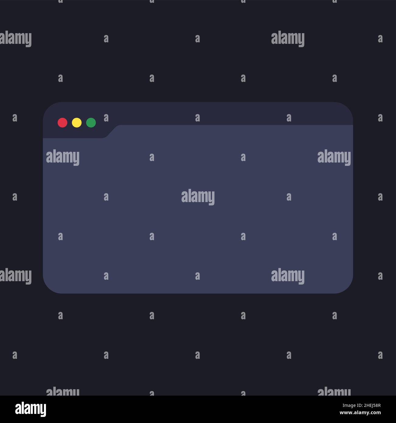 Vector illustration of internet window. IT design Stock Vector Image ...