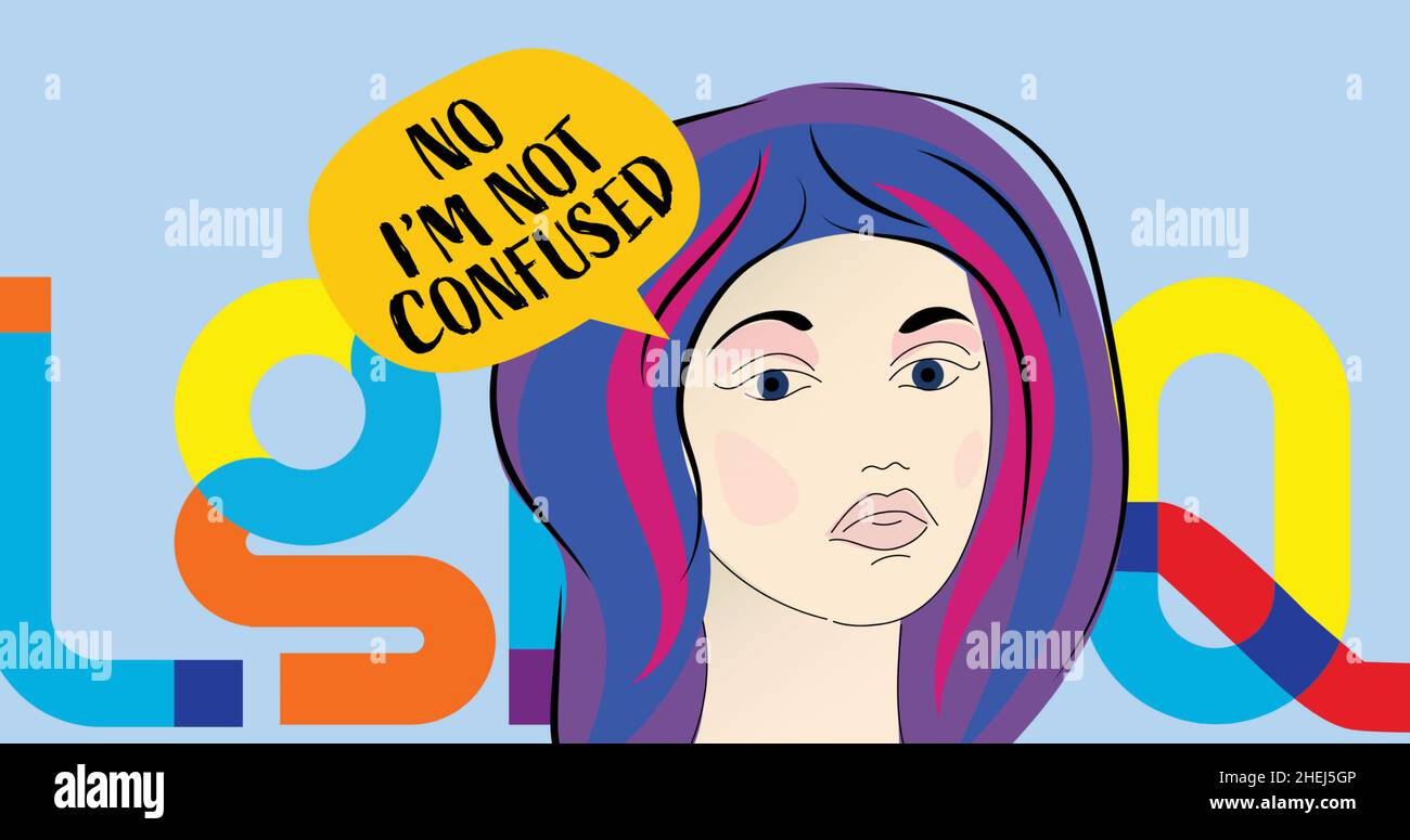 Confused speech hi-res stock photography and images - Alamy