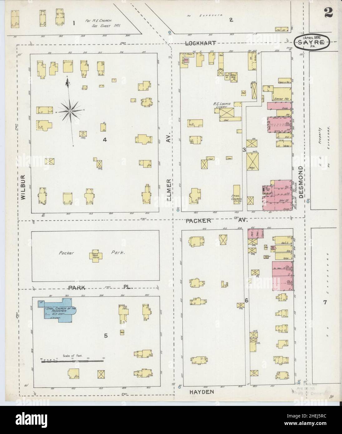 Sayre map hi-res stock photography and images - Alamy