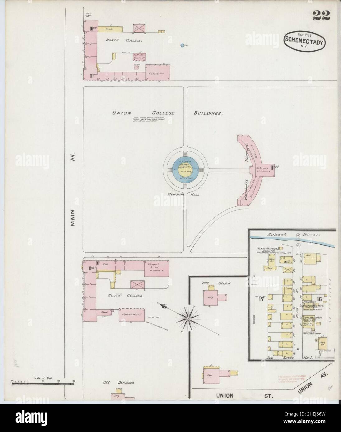 Fire insurance map from schenectady hi-res stock photography and images ...