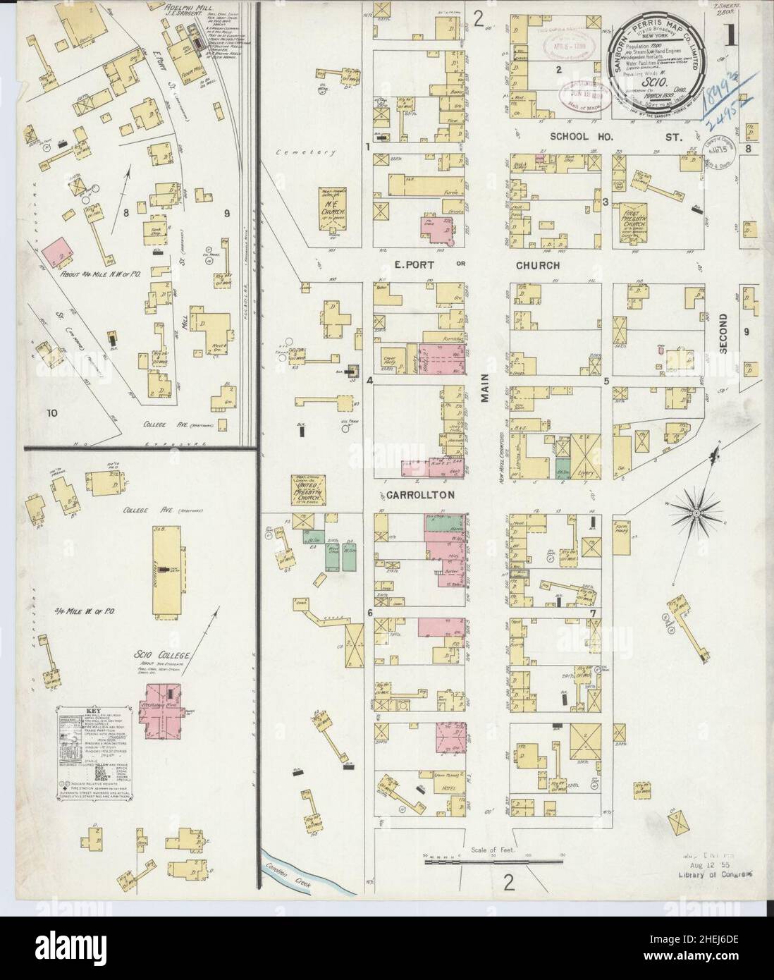 Harrison ohio map hi-res stock photography and images - Alamy