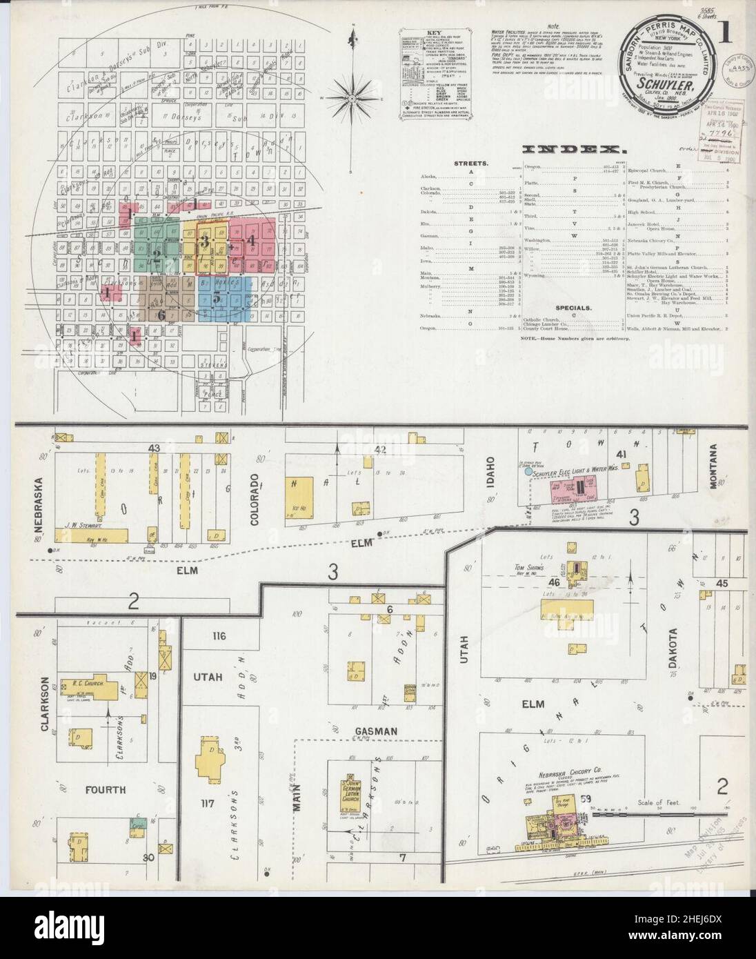 Schuyler county map hi-res stock photography and images - Alamy