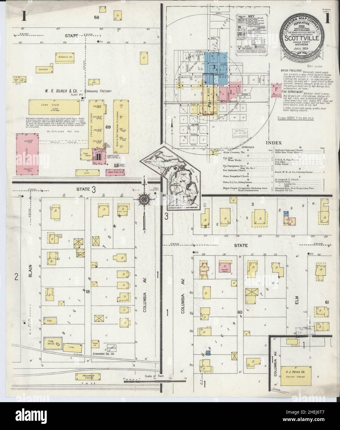 Map of mason michigan hi-res stock photography and images - Alamy