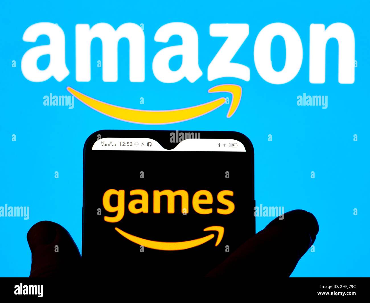 Amazon games logo hi-res stock photography and images - Alamy