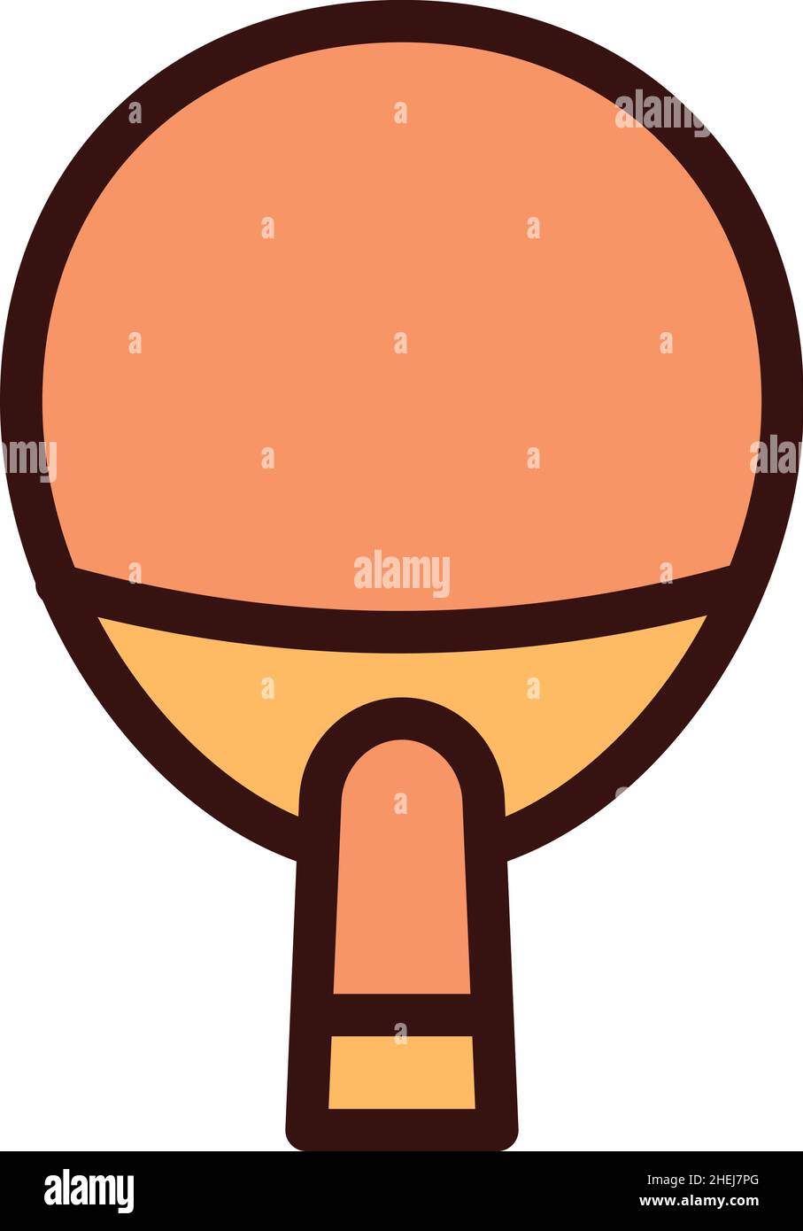New pingpong paddle icon outline vector. Table tennis. Ping pong Stock ...