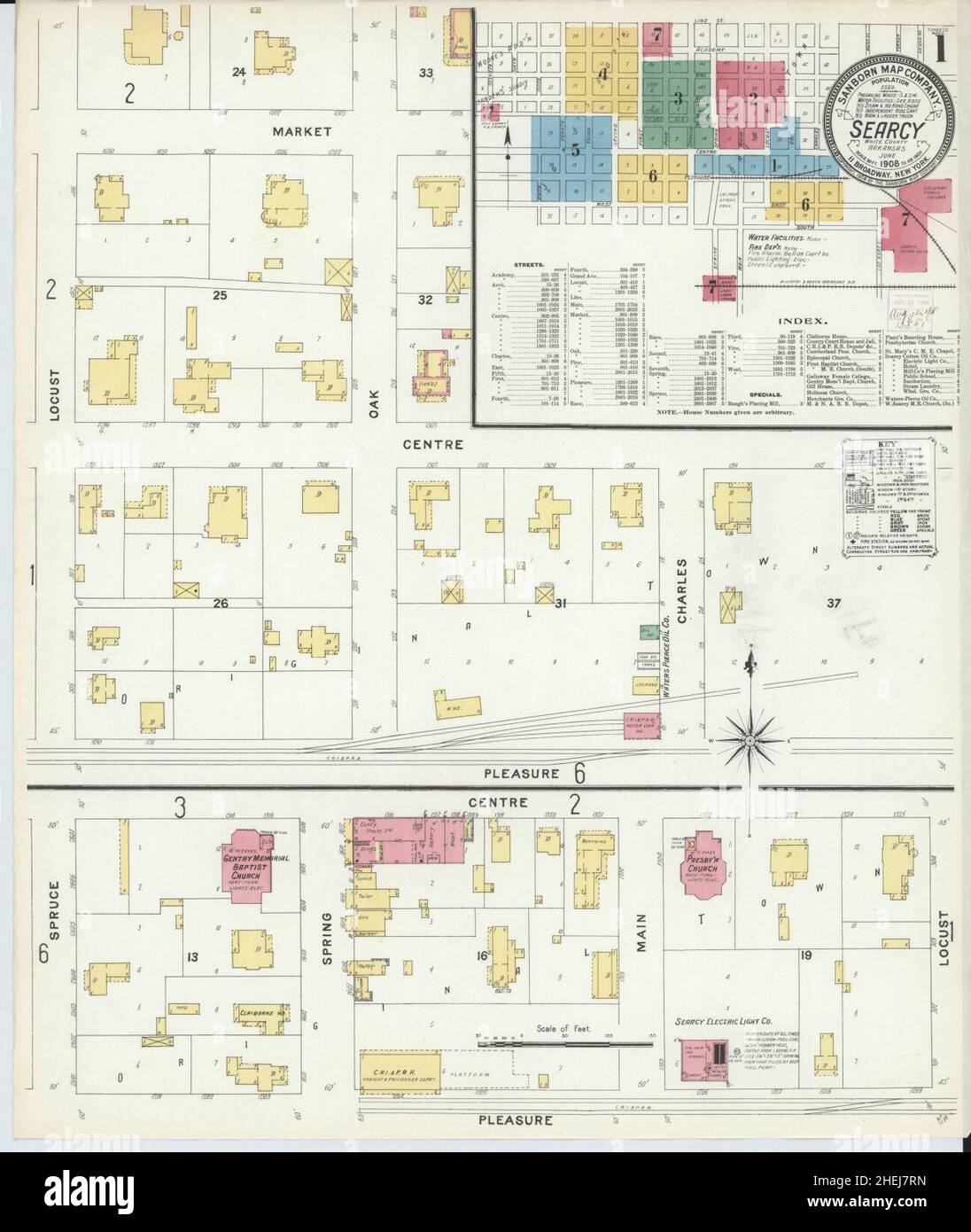 Map of searcy hi-res stock photography and images - Alamy