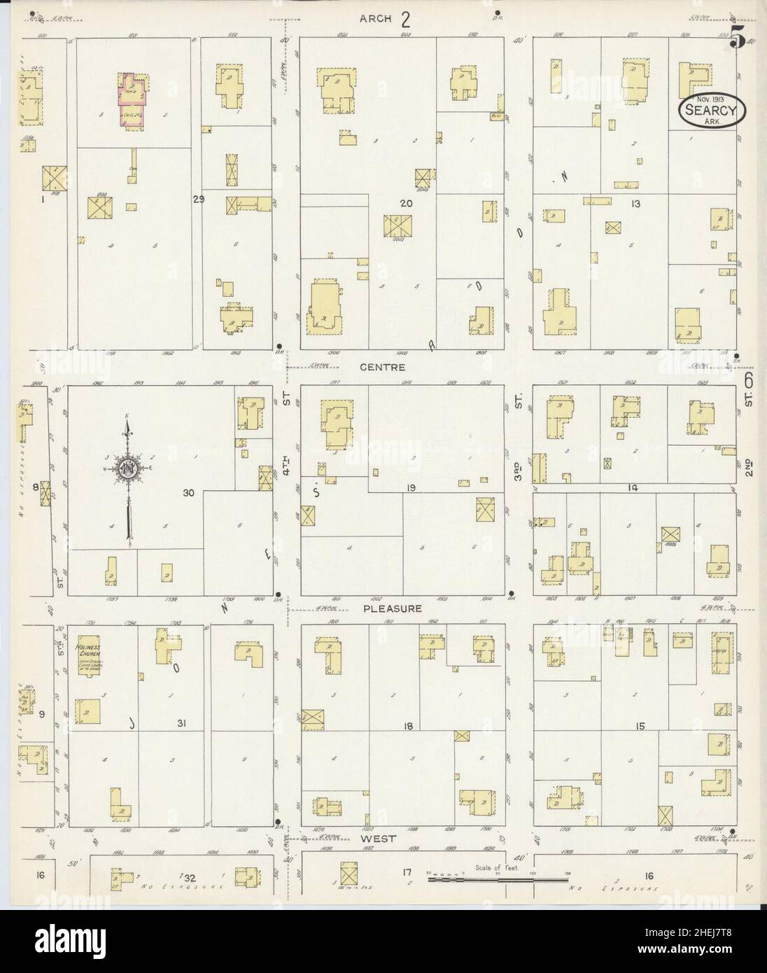 Map of searcy hi-res stock photography and images - Alamy