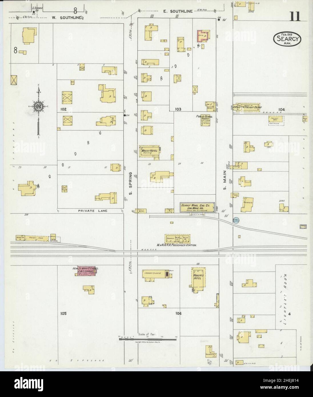 Map of searcy hi-res stock photography and images - Alamy