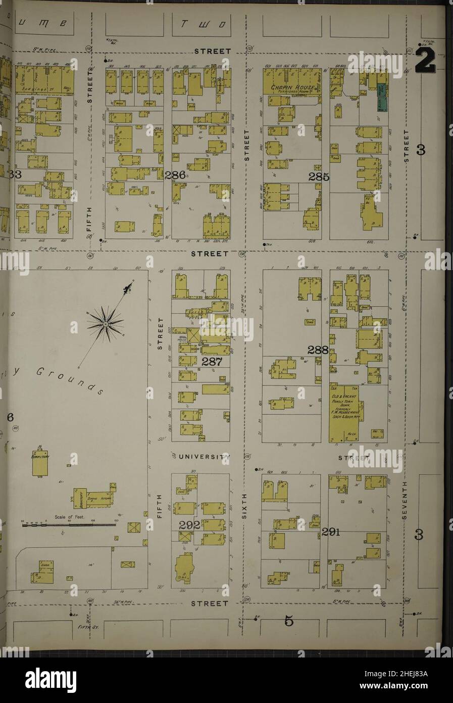 Sanborn Fire Insurance Map from Seattle, King County, Washington Stock ...