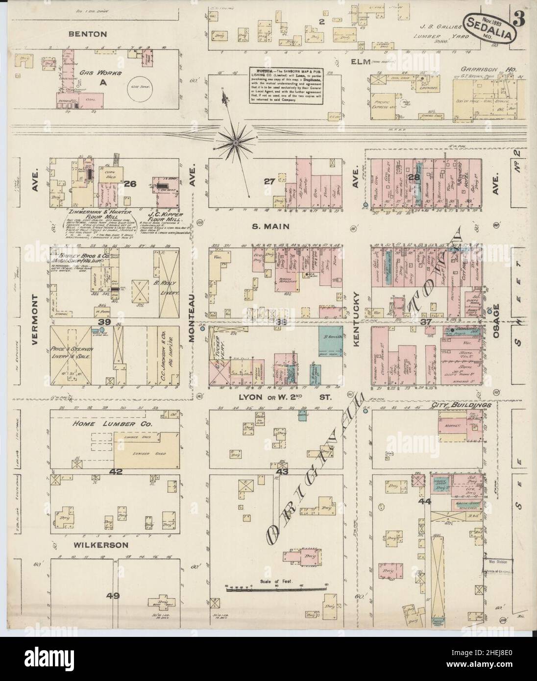 Sedalia missouri map hi-res stock photography and images - Alamy