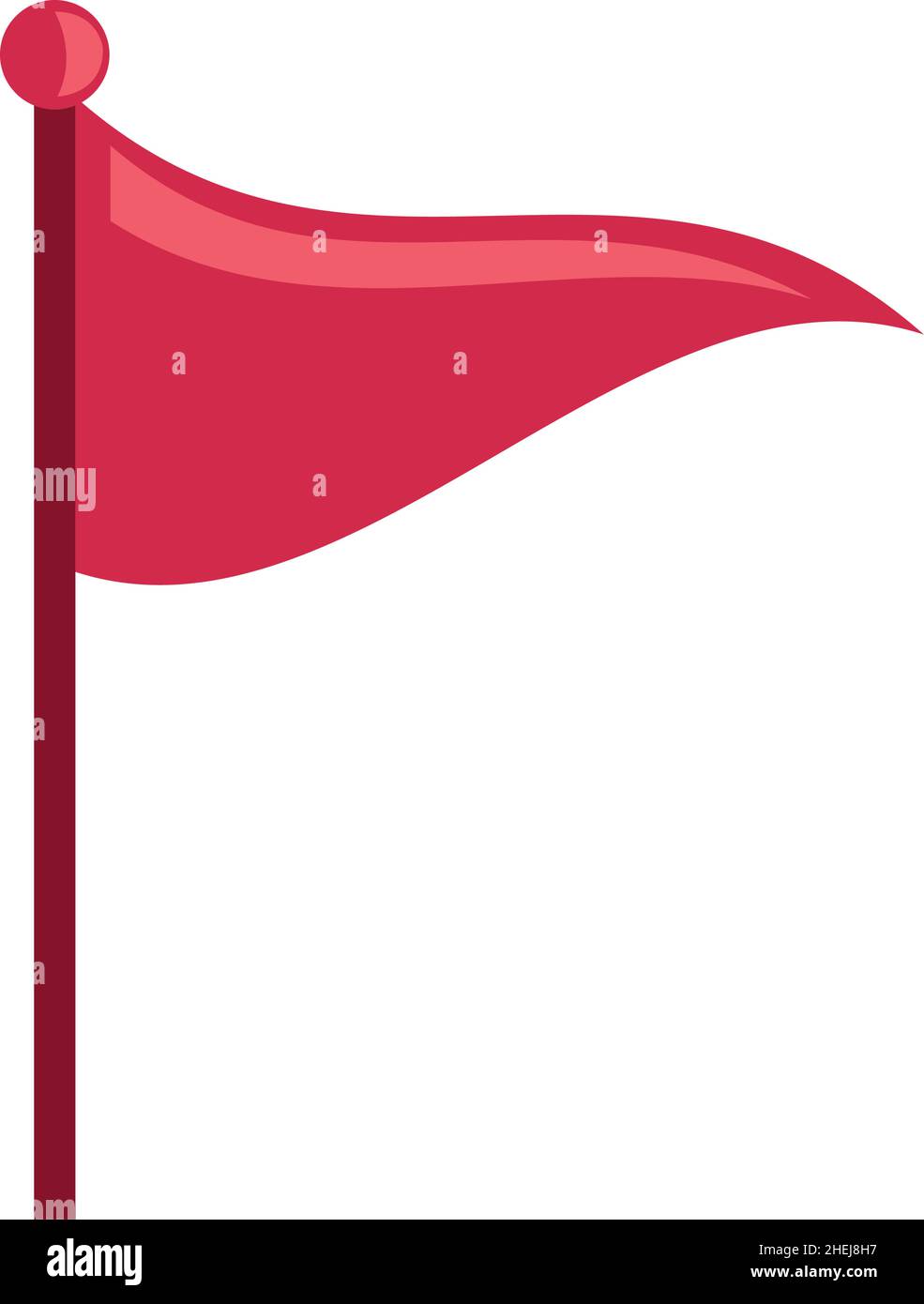 red flag marker Stock Vector Image & Art - Alamy