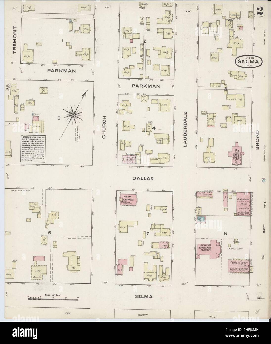 Selma alabama map hi-res stock photography and images - Alamy