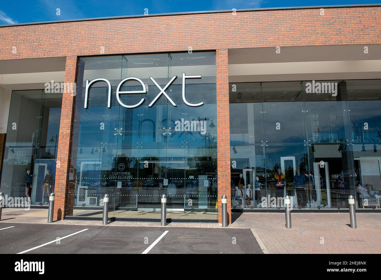 Staines-upon-Thames, Surrey, UK. 20th May, 2020. The Next clothes and ...